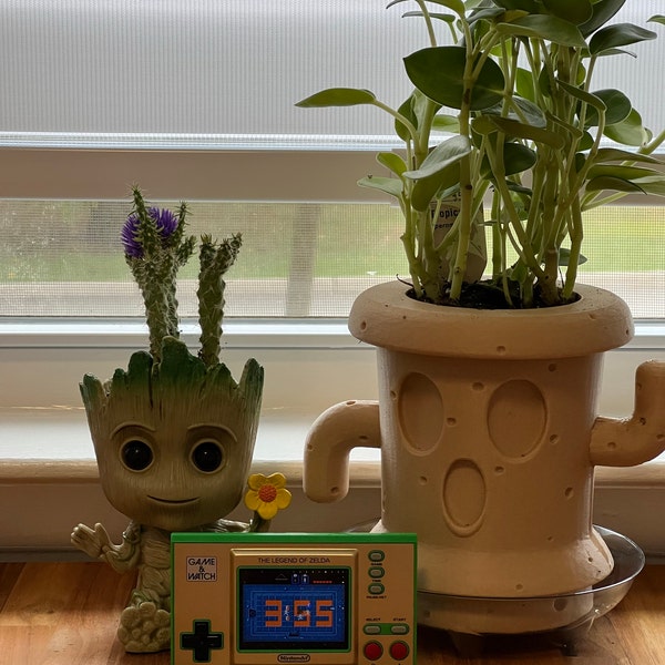 3D Printed Hand-painted Gyroid Lloid Succulent Planter Vase Inspired by ...