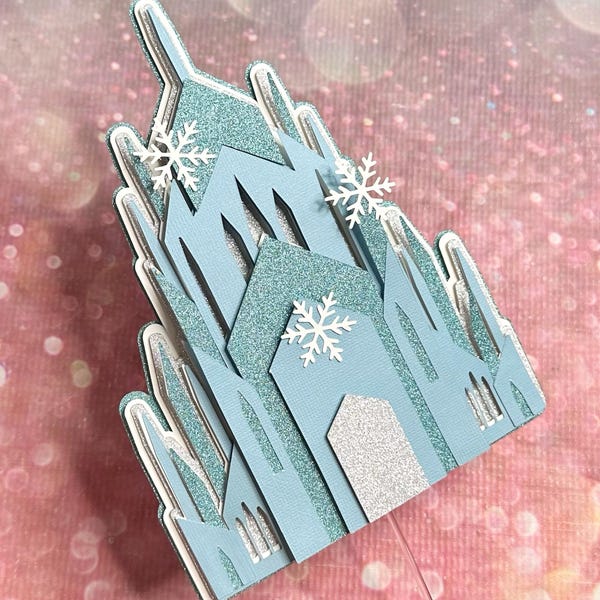 Frozen Castle SVG File for Cake Topper or Party Decorations | Arendelle ...
