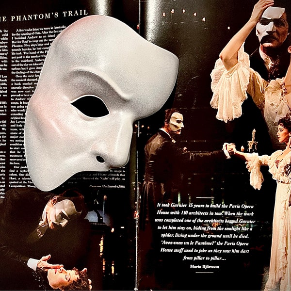 Phantom of the Opera, Howard Mcgillin Broadway Mask - Etsy