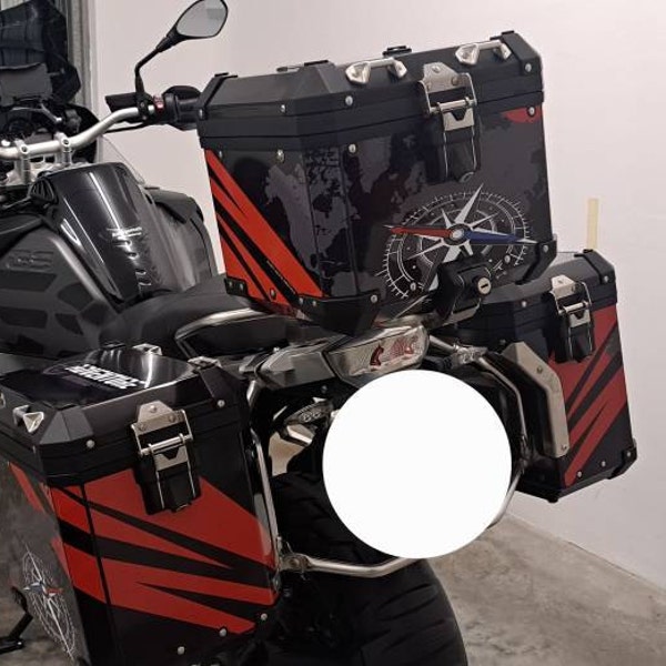 Reflectors STICKERS Compatible With GIVI TREKKER Outback 48 Ltr, 37 Ltr ...