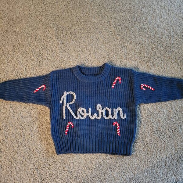 Kids Hand Embroidered Denim Jacket Personalized Name Kids Jean Jacket ...
