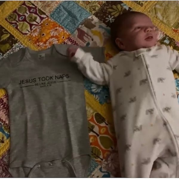 Baby Christian Onesie®, Jesus Took Naps Be Like Jesus, Baby Shower Gift ...
