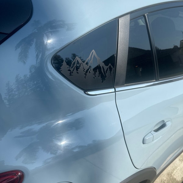 Fits 2018-2023 Subaru Crosstrek Rear Side Window Mountain Tree Outdoor ...