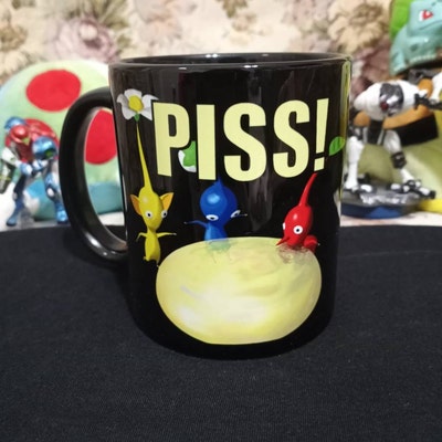 Black Pikmin Piss Mug - Etsy