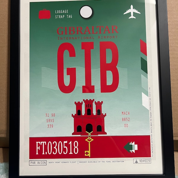Miami Airport Tag, USA Travel Poster, Miami Vintage Luggage Tag, Miami ...