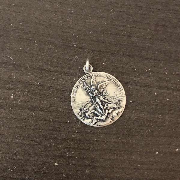 Sacred Heart of Jesus Christ Ruby and Crystal Pendant, Sterling Silver ...