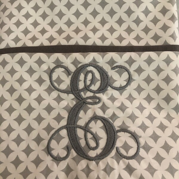 Vining Monogram Letter E - Machine Embroidery Design - Etsy