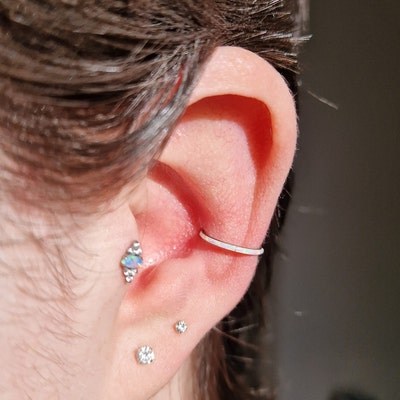 14g Scaffold Industrial Piercing Bar Colour Funky Wavy - Etsy