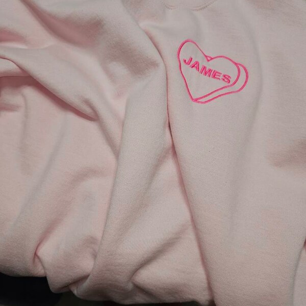 Preppy Embroidered Monogrammed Sweatshirt Pullover - Colorful Monogram ...