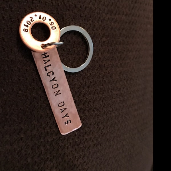 Personalized Keychain for Him Customized Keychain for Dad Name Keychain ...