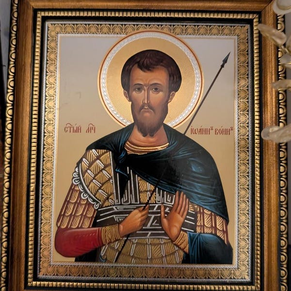 JESUS CHRIST Icon, Personalized Icon, Handmade Orthodox Icon of Image ...