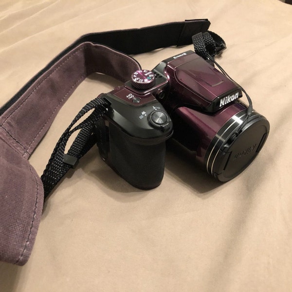 Cheetah Print Camera Strap, Waxed Canvas Camera Strap, DSLR Camera ...