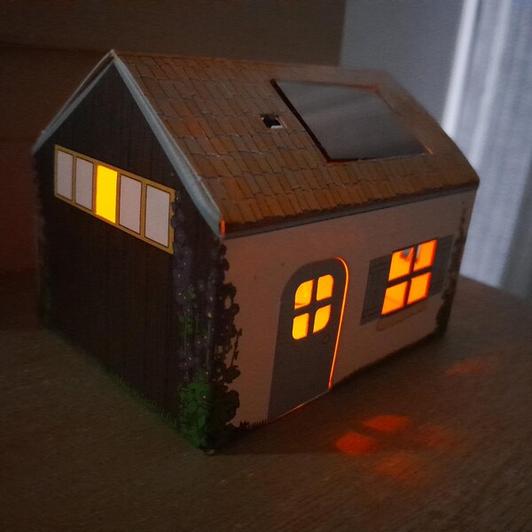 3 + 1 FREE Mini Solar Houses Night Light Kit DIY - Craft Activity for ...
