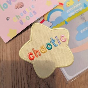 Clown Core Accessory Kawaii Patch Party Kei Kid Core Patch Star ...