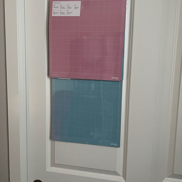 Cricut Cutting Mat Holder Set of 2, Cricut Mat Hook, Cricut Mat Wall ...