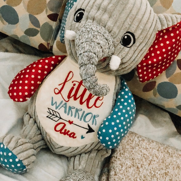 CHD Heart Warrior, Stuffed Animals, Personalized, Chd Gift - Etsy