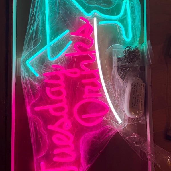 No You Hang up Neon Sign Custom Halloween Decor Ghostface Calling Led ...