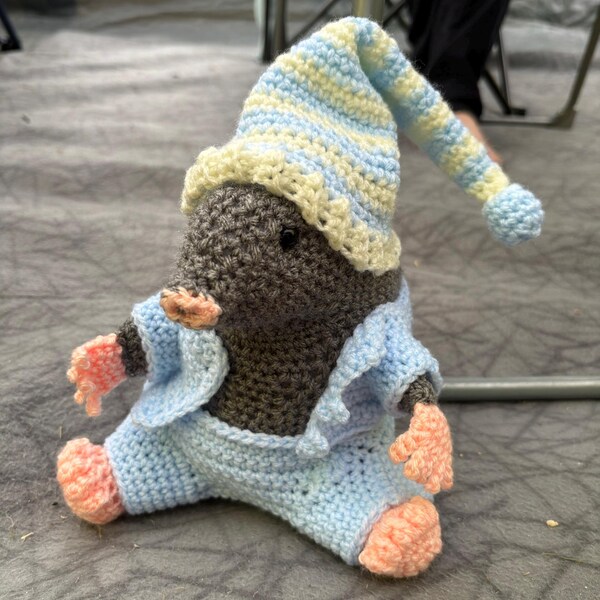 Murphy the Sleepy Mole, Crochet Pattern - Etsy