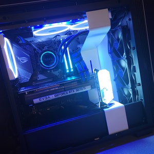 White Color Sleeved PC Psu Extension Cable Cpu Gpu Sata | Etsy