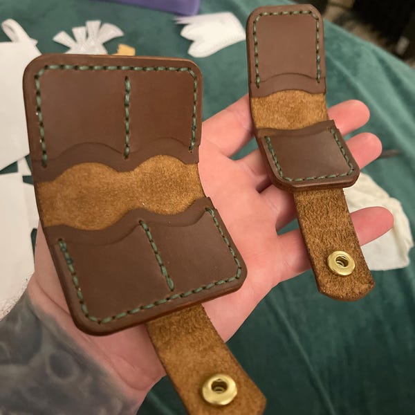 Leather Camera Lens Cap Case / Leather Camera Lens Cap Holder / Lens ...