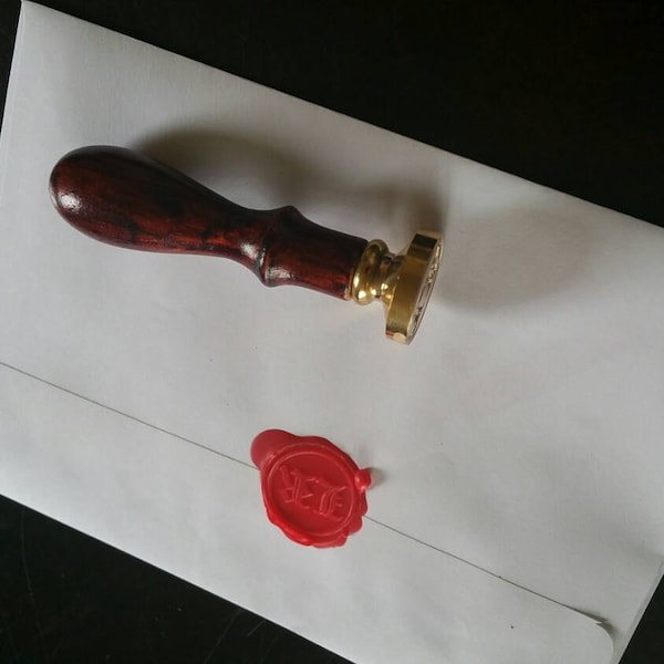 Calligraphy - Customized Wax Seal Stamp Template by Get Marked (WS0232 ...