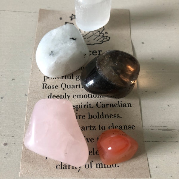 Cancer Crystal Set - Etsy