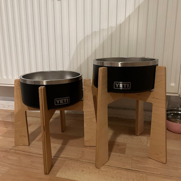 YETI Dog Bowl Food Stand, Raised YETI Bowls Feeder, Elevated Food Stand ...