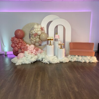 8ft Half Moon Backdrop Digital Template - Etsy