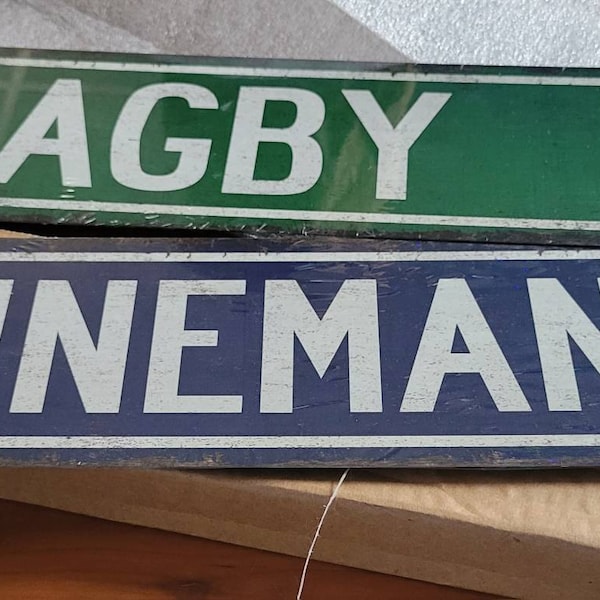 Custom Street Sign, Metal Street Sign, Custom Arrow Sign, Personalized ...