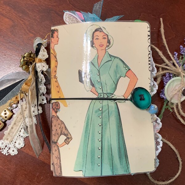 8 Journal Girl Vinyl Sticker Set 1, Junk Journal Stickers, Planner ...