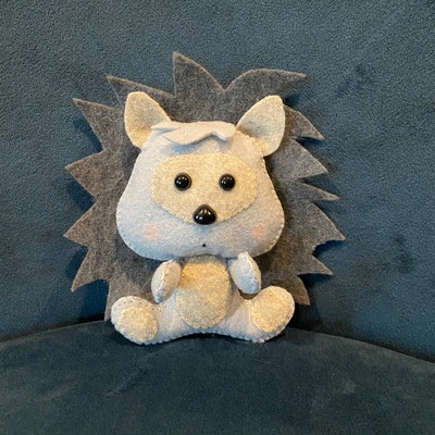 Felt Hedgehog Pattern, SVG Felt Pattern, Woodland Animal Ornament, Easy ...