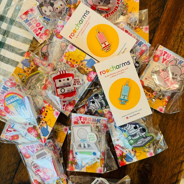 Licensed Vampire Acrylic ID Badge Reel for Phlebotomists, Phlebotomy ...