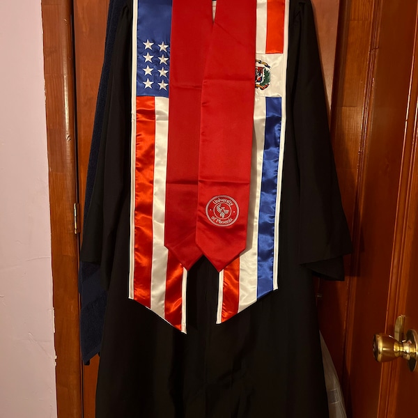 Mexico/guatemala Graduation Stole, Class of 2025, Latino Stoles ...