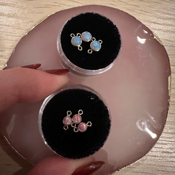 Pink Multi Color Enamel Chain, Multi Color Chain, Permanent Jewelry ...