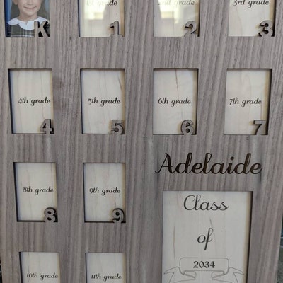 Personalized School Photo Frame - Etsy