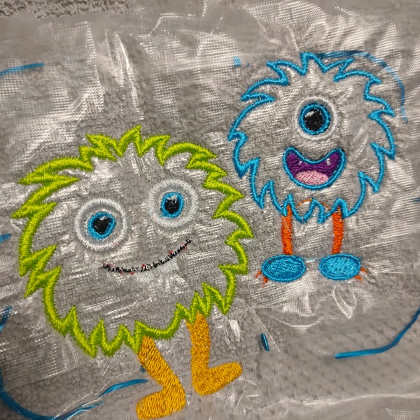 Monster Applique Embroidery Design, Boy's Embroidery, Scary Monster ...