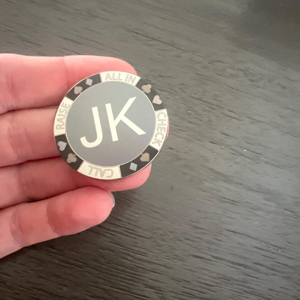 Custom Stainless Steel Coin Poker Card Protector 35mm Diameter (with ...