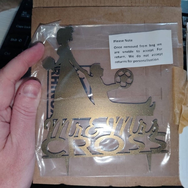 Birthday Cake Topper Male Ballerina Ballet Dancer Personalised Acrylic ...