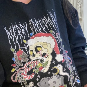 Dancing Skeleton Spooky Season Halloween Crewneck Skeleton Sweatshirt ...