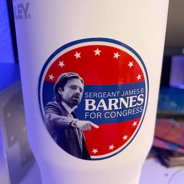 Bucky Barnes for Congress Stickers (set of 3!) - Etsy