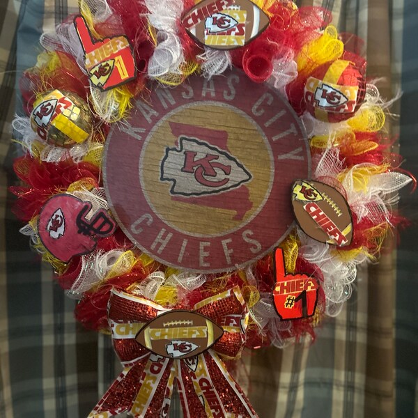 2.5" NFL Kansas City Chiefs Ribbon, Licensed Offray Ribbon - Etsy