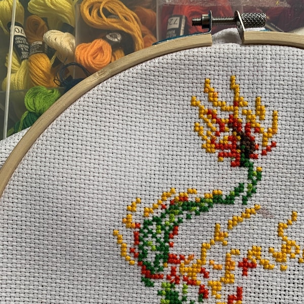 Bearded Dragon Cross Stitch Pattern BOGO Free, Fiery Dragon Embroidery ...