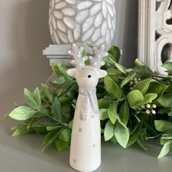 Grey Ceramic House With LED T Light - 12cm - Etsy