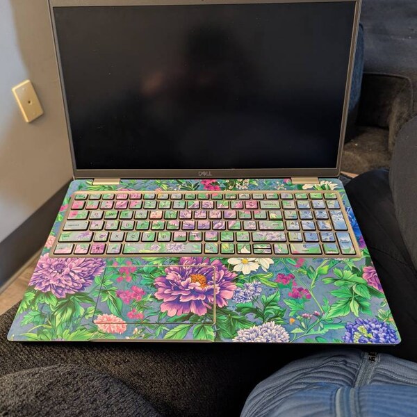 Computer Skin for Hp Laptop Personalized Customizable Gray Marble ...