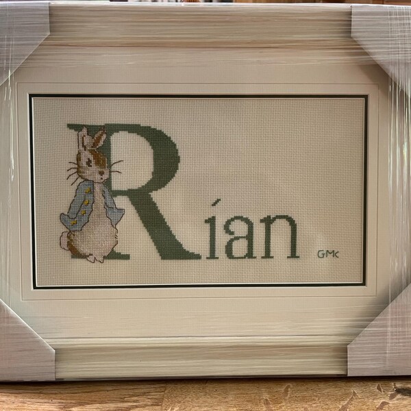 Peter Rabbit Monogram Whole Set Cross Stitch PDF Pattern, Peter Rabbit ...