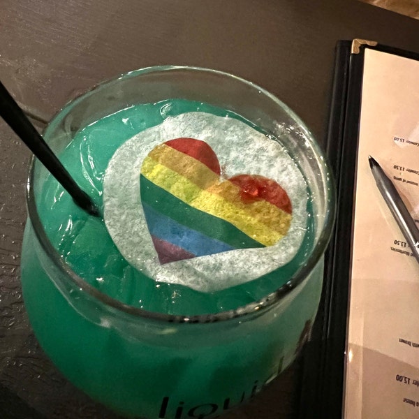 50 Edible Toppers - 2inch Pride Toppers - PRIDE Month Garnishes - LGBTQ ...