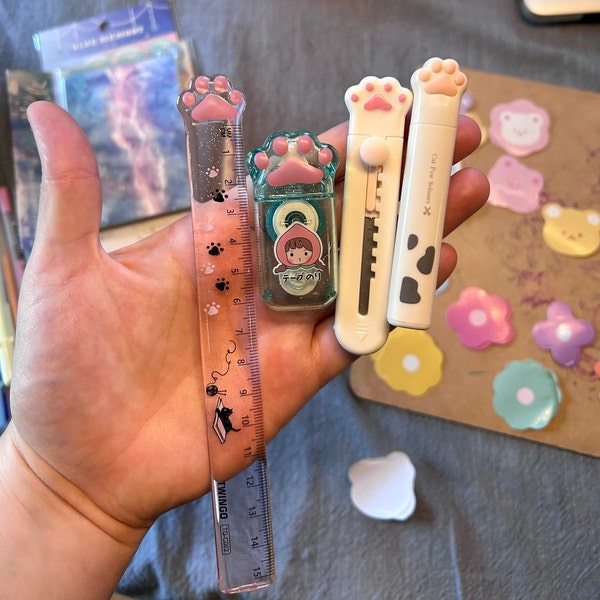 Scissors, Cat Paw Scissors, Cute, Kawaii, Stainless Steel, Paper ...