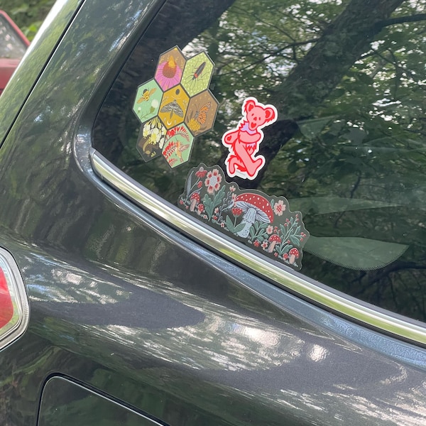 Vinyl Sticker: Endangered Pollinator Series / Large Bee Bumper Sticker ...