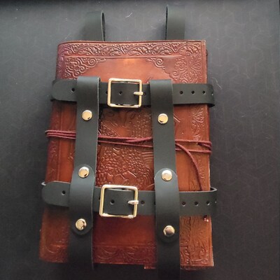 Book Holster, Leather Strap Holster/ for Paperback Book, Journal ...