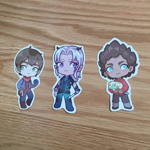 The Dragon Prince Charms and Stickers - Etsy